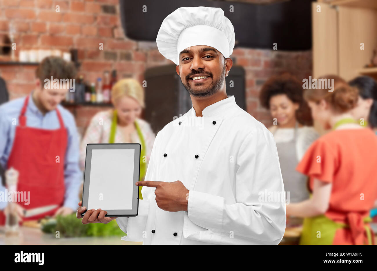 Indian man cooking, white background hi-res stock photography and ...