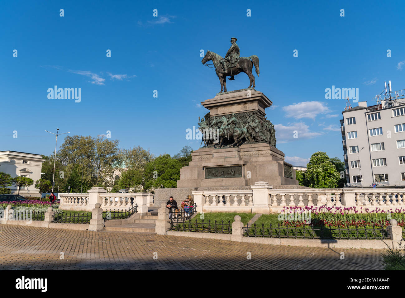 Sofia, Bulgaria - May 2, 2019: The Monument to the Tsar Liberator ...