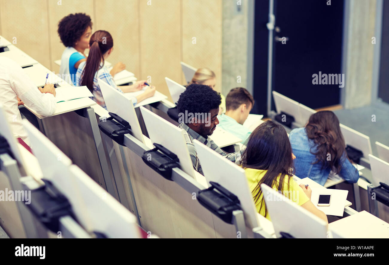 international students at university lecture hall Stock Photo - Alamy