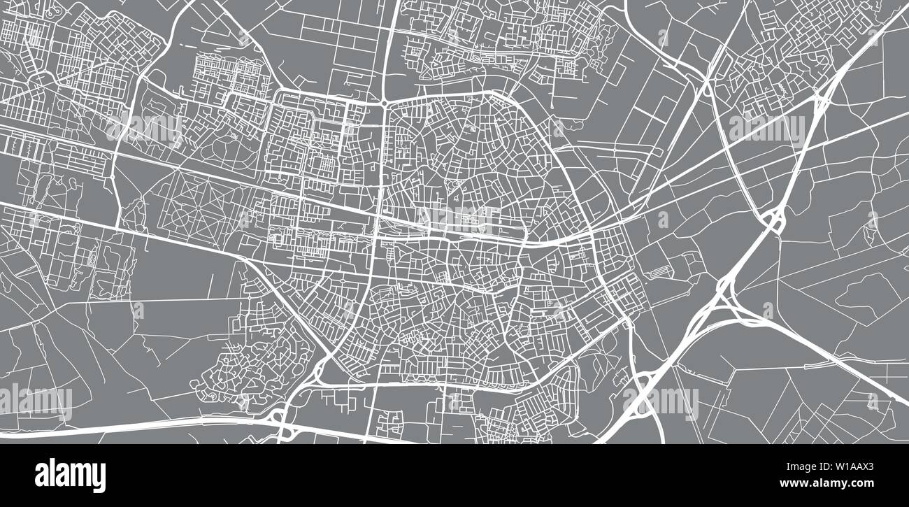 Tilburg map hi-res stock photography and images - Alamy