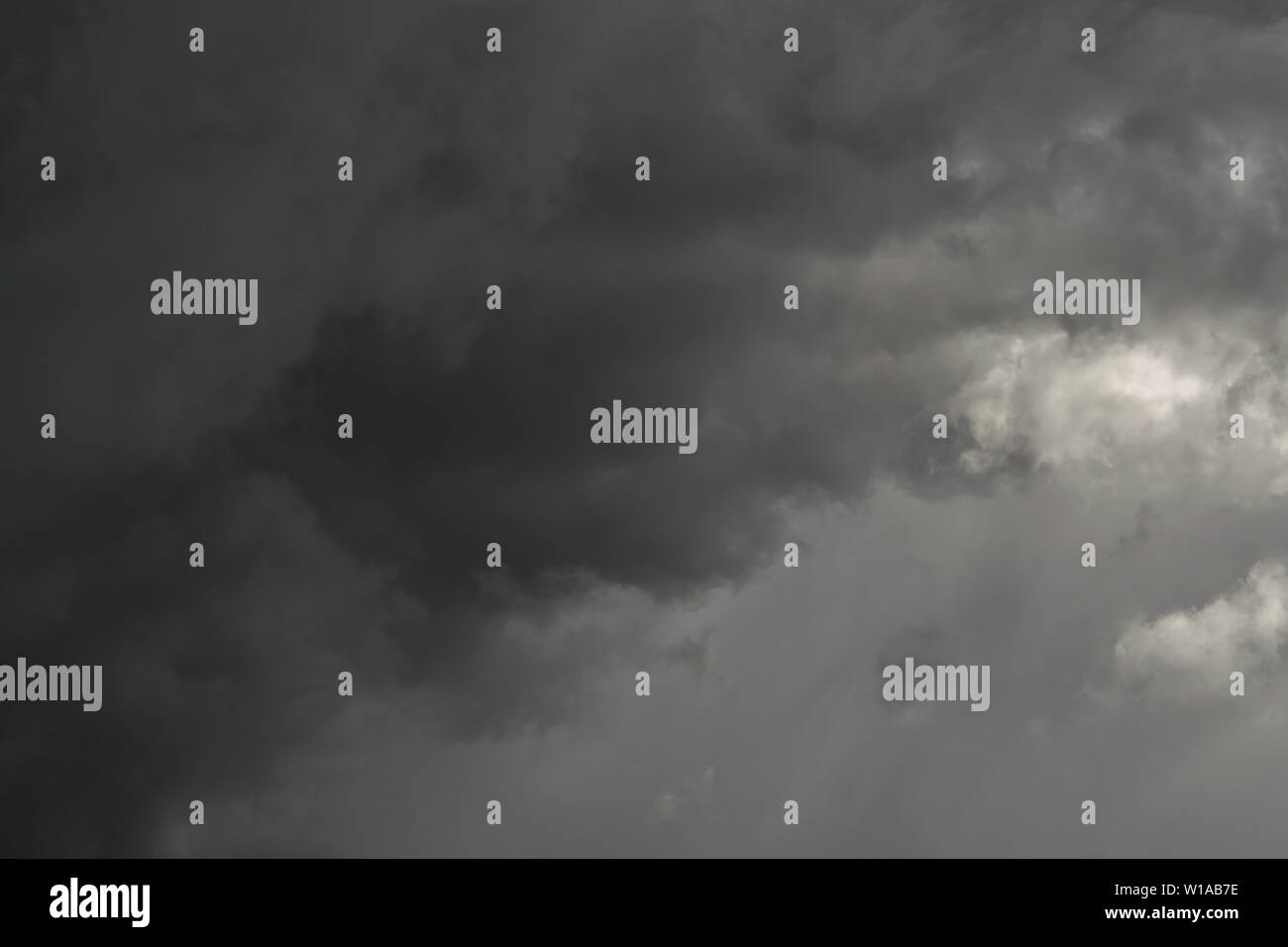 Cloudy sky after a storm Stock Photo - Alamy