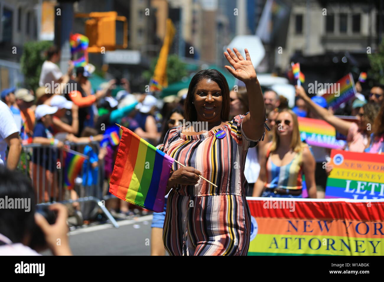 New York, N.Y/USA – 30th June 2019: Attorney General Letitia James ...