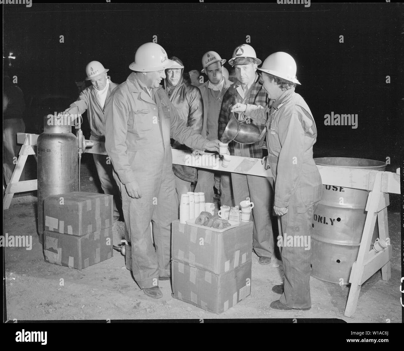 [Operation Cue] - Coffee and doughnuts for staff personnel while ...