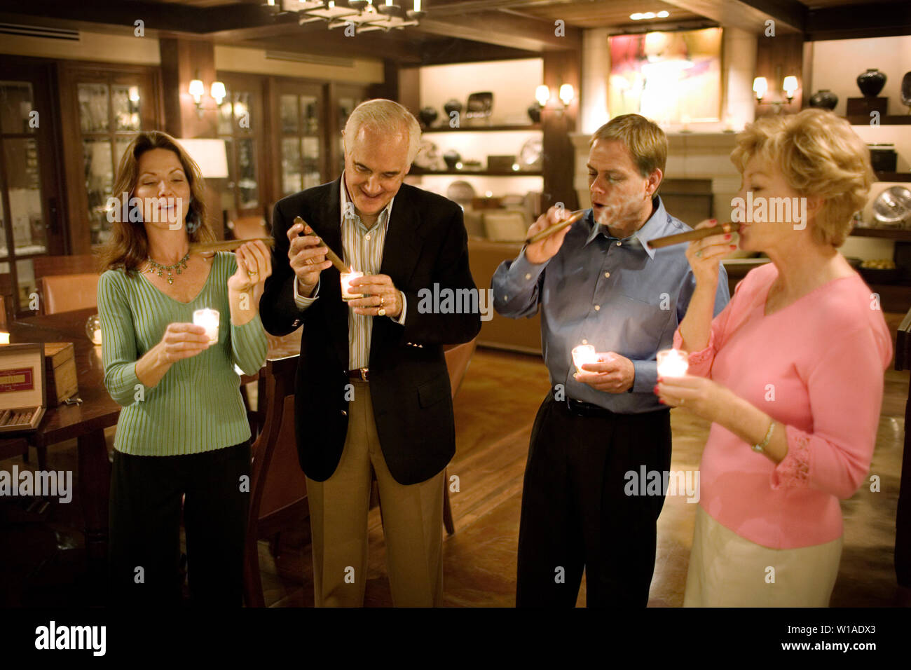 Father smoking son hi-res stock photography and images - Alamy