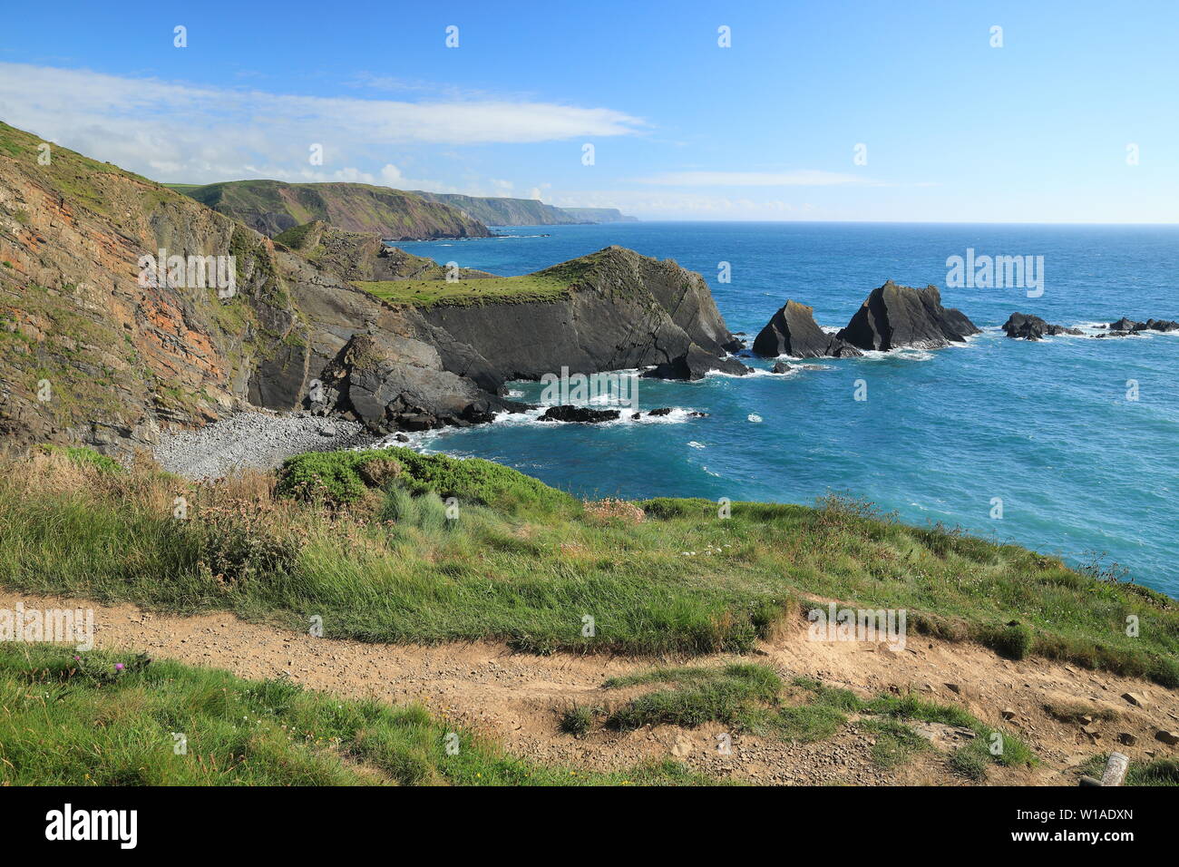 Hartland Quay, North Devon, England, UK Stock Photo - Alamy
