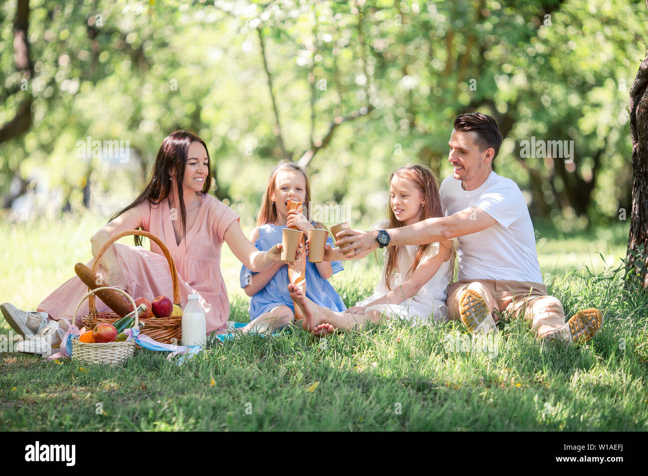 Lunchtime Picnic In Park High Resolution Stock Photography and Images ...