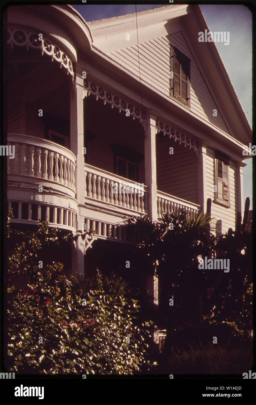 A TYPICAL BAHAMIAN-STYLE RESIDENCE OF KEY WEST. MANY OF THE OLDER ...