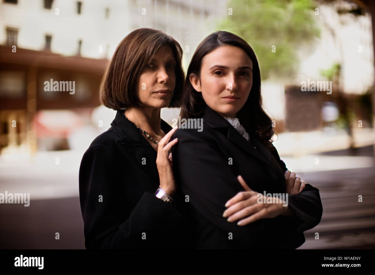 Portrait of two professional women Stock Photo - Alamy