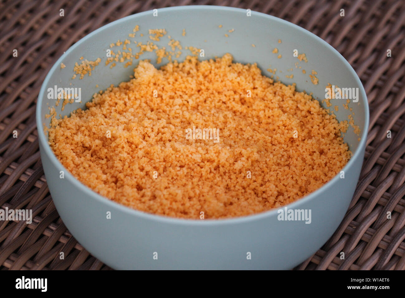 close up of couscous served in the kitchen Stock Photo - Alamy