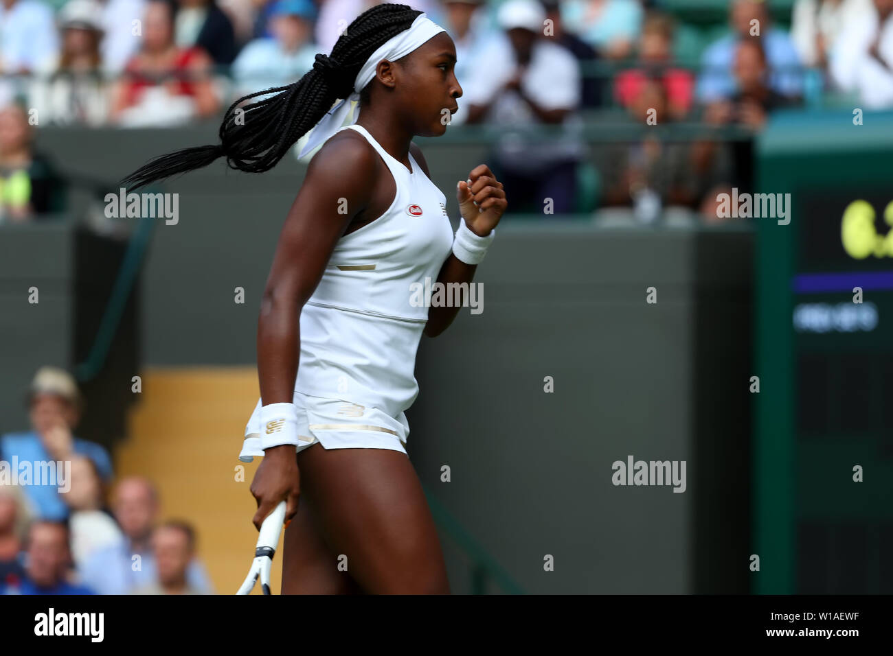 London, UK. 01st July, 2019. Wimbledon Tennis Tournament, Day 1 ...