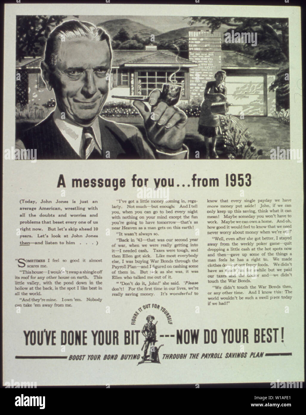 A message for you... from 1953 Stock Photo - Alamy