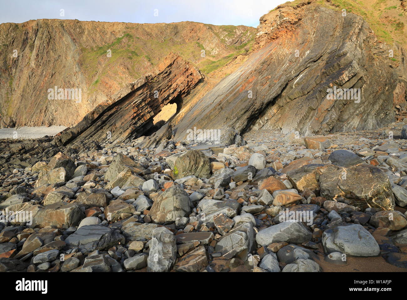 Hartland Quay, North Devon, England, UK Stock Photo - Alamy