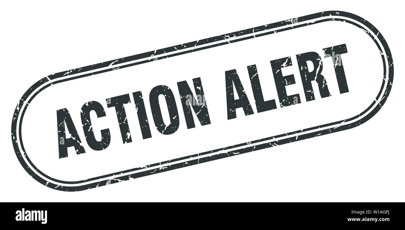 Action alert square stamp hi-res stock photography and images - Alamy