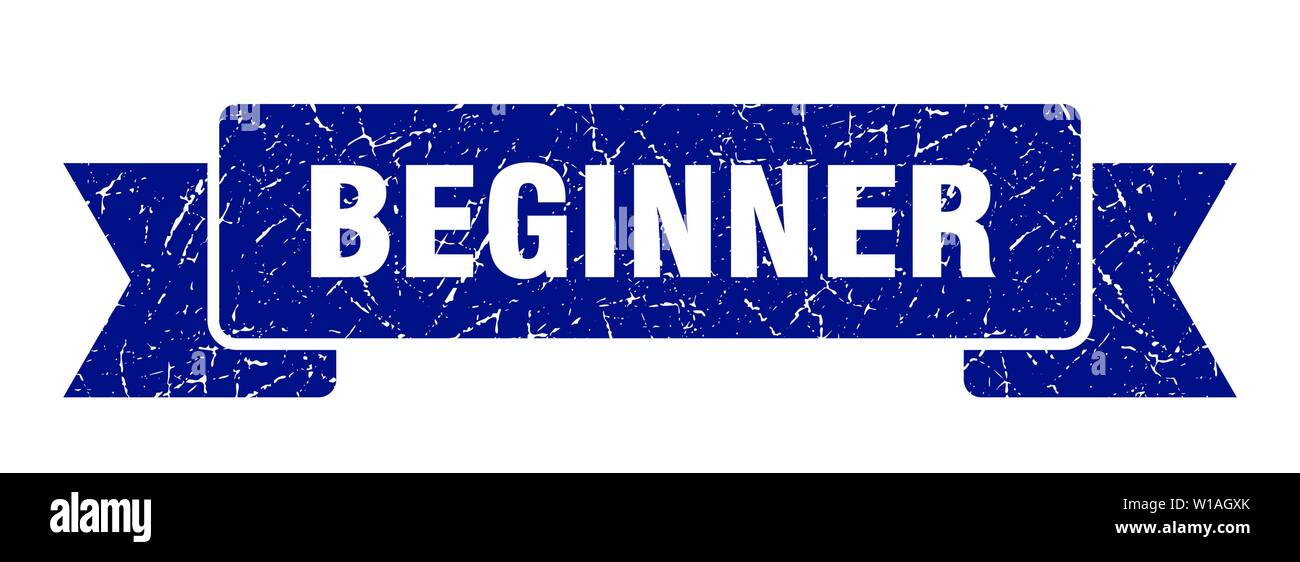 beginner grunge ribbon. beginner sign. beginner banner Stock Vector ...
