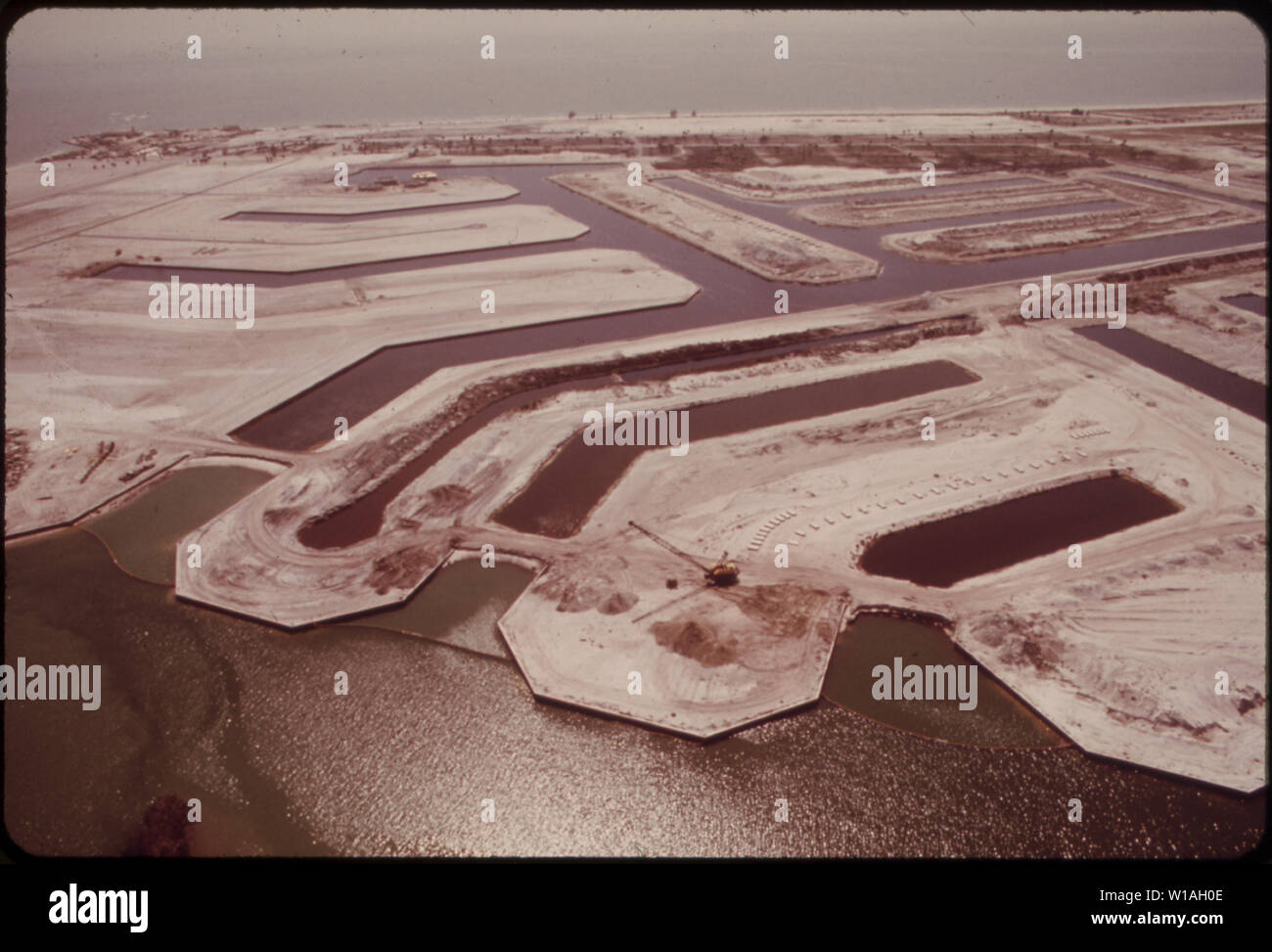 AERIAL VIEW OF THE MARCO ISLAND LAND DEVELOPMENT, ON THE SOUTHWESTERN ...