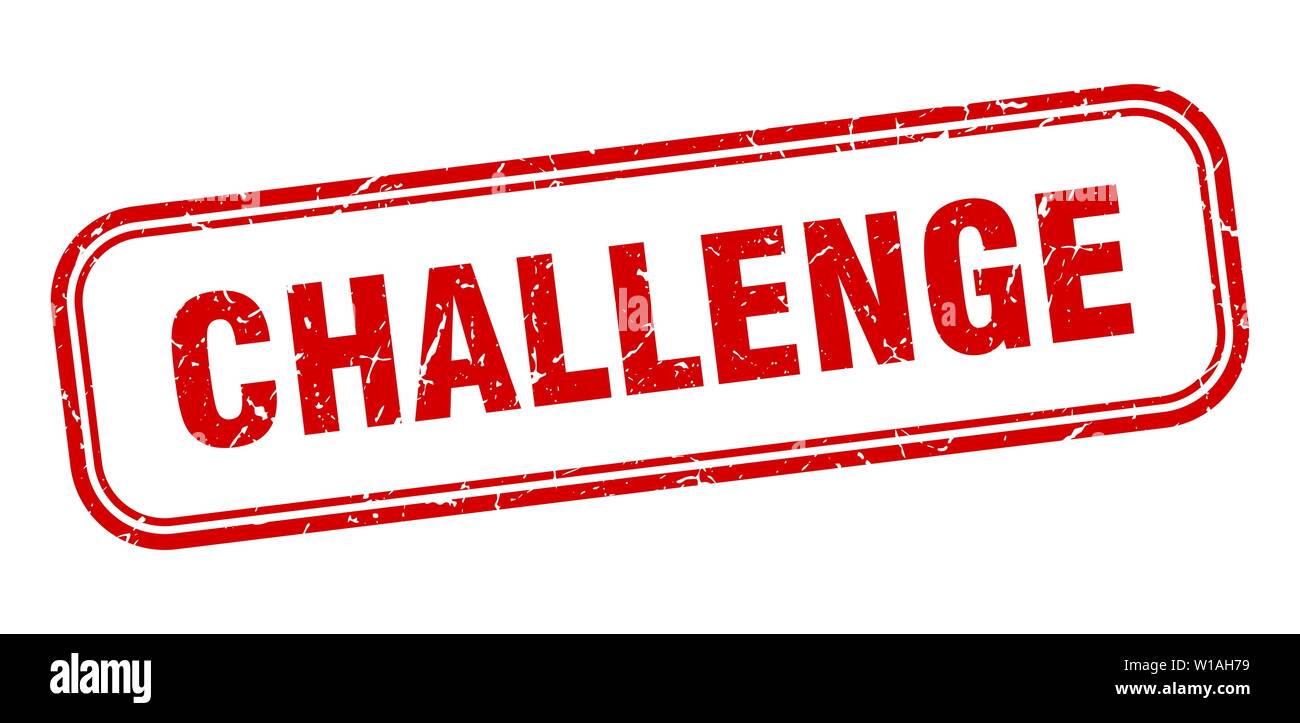 challenge stamp. challenge square grunge sign. challenge Stock Vector ...