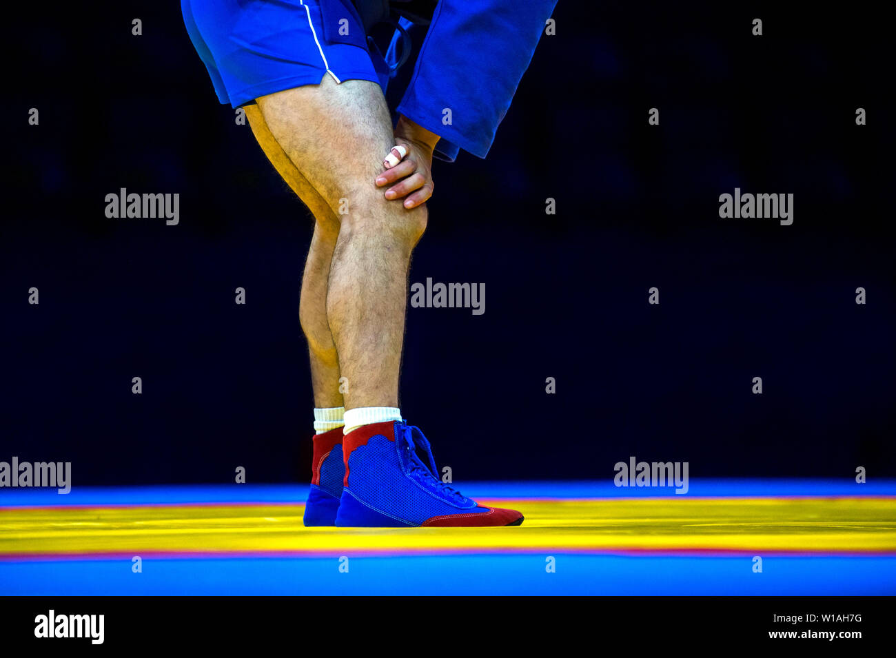 Professional wrestling match hi-res stock photography and images - Alamy