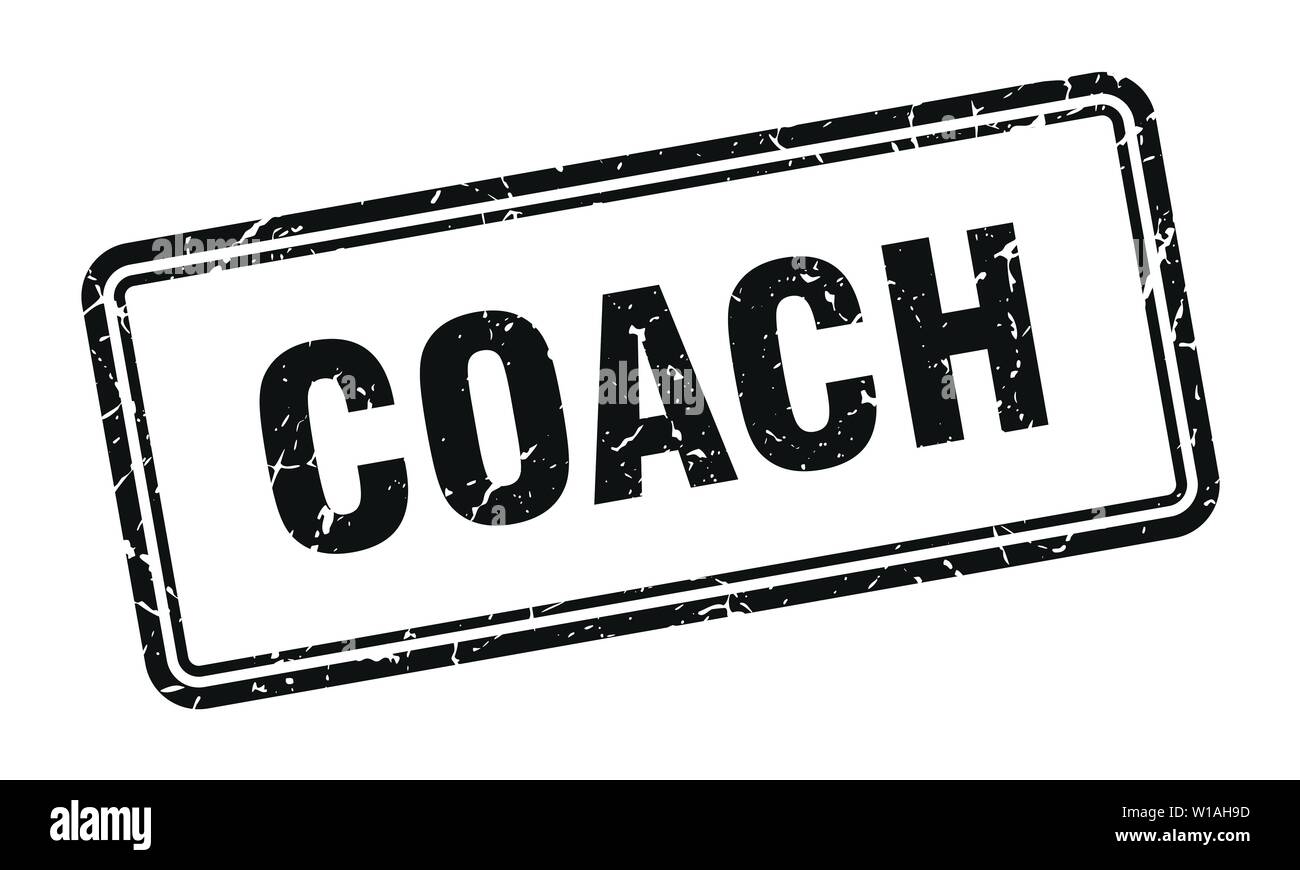 coach stamp. coach square grunge sign. coach Stock Vector Image & Art ...