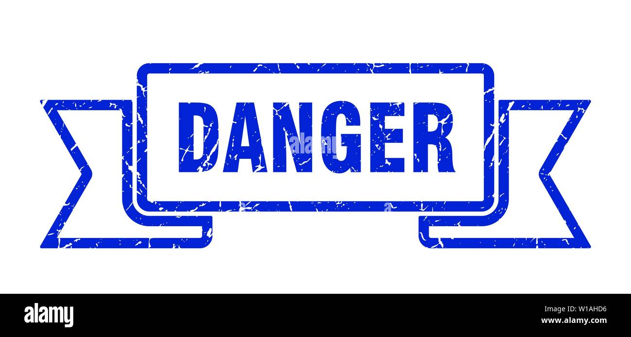danger grunge ribbon. danger sign. danger banner Stock Vector Image ...