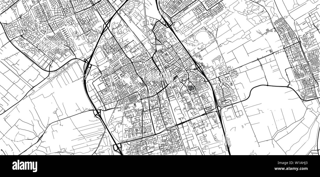 Map of delft Stock Vector Images - Alamy