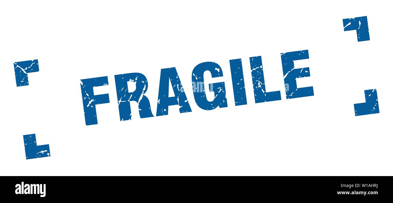 fragile stamp. fragile square grunge sign. fragile Stock Vector Image ...