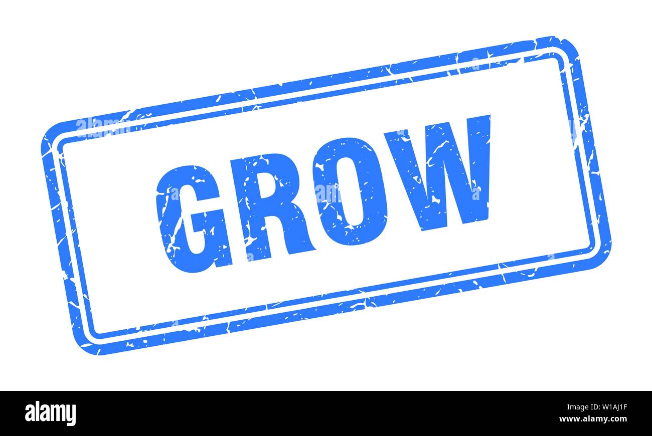 grow stamp. grow square grunge sign. grow Stock Vector Image & Art - Alamy