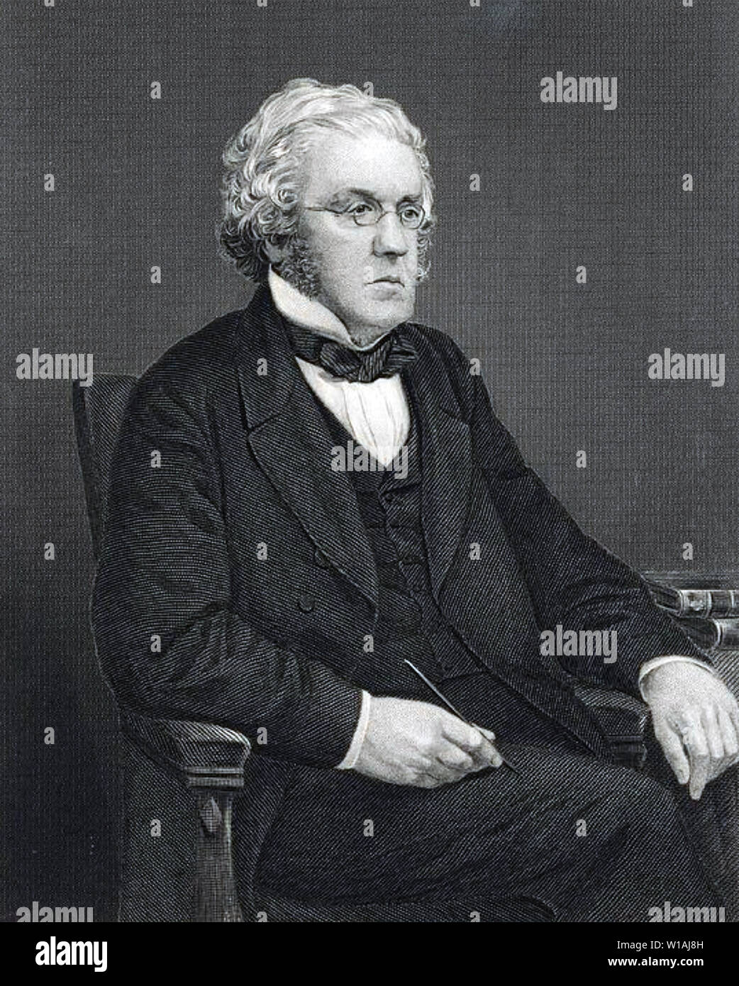 WILLIAM MAKEPEACE THACKERAY (1811-1863) British novelist about 1855 ...