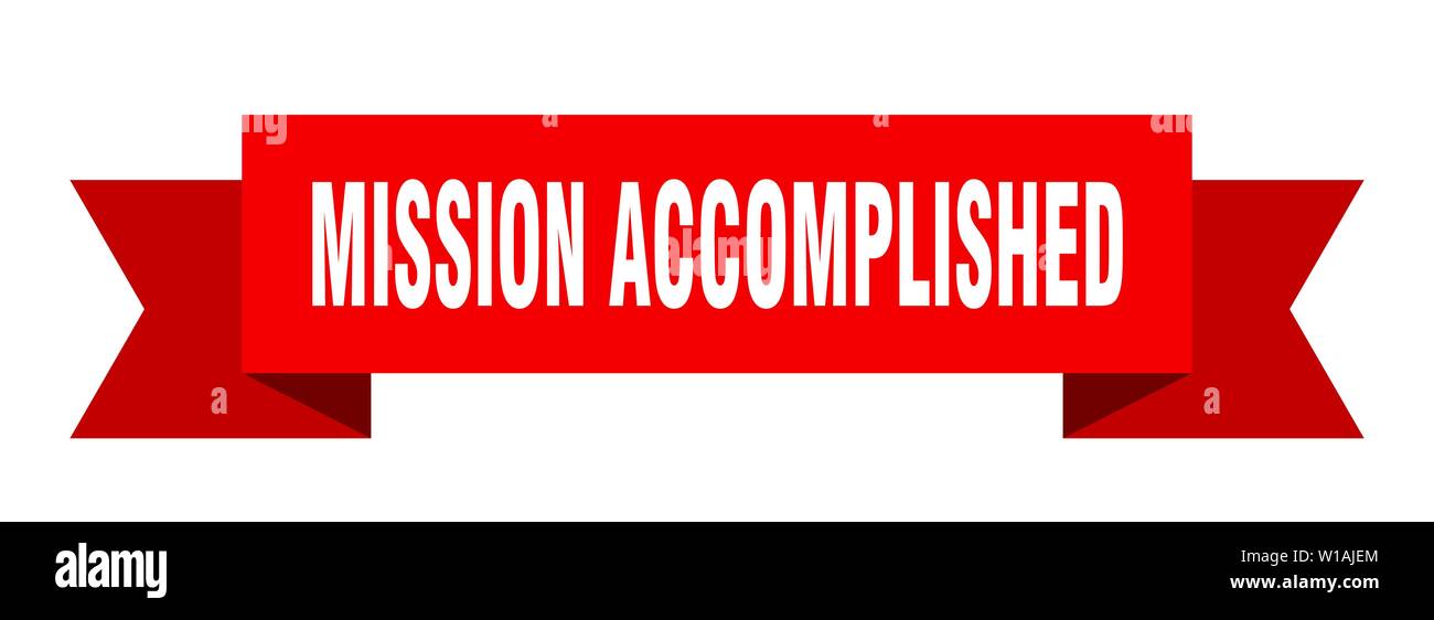 Mission Accomplished Banner