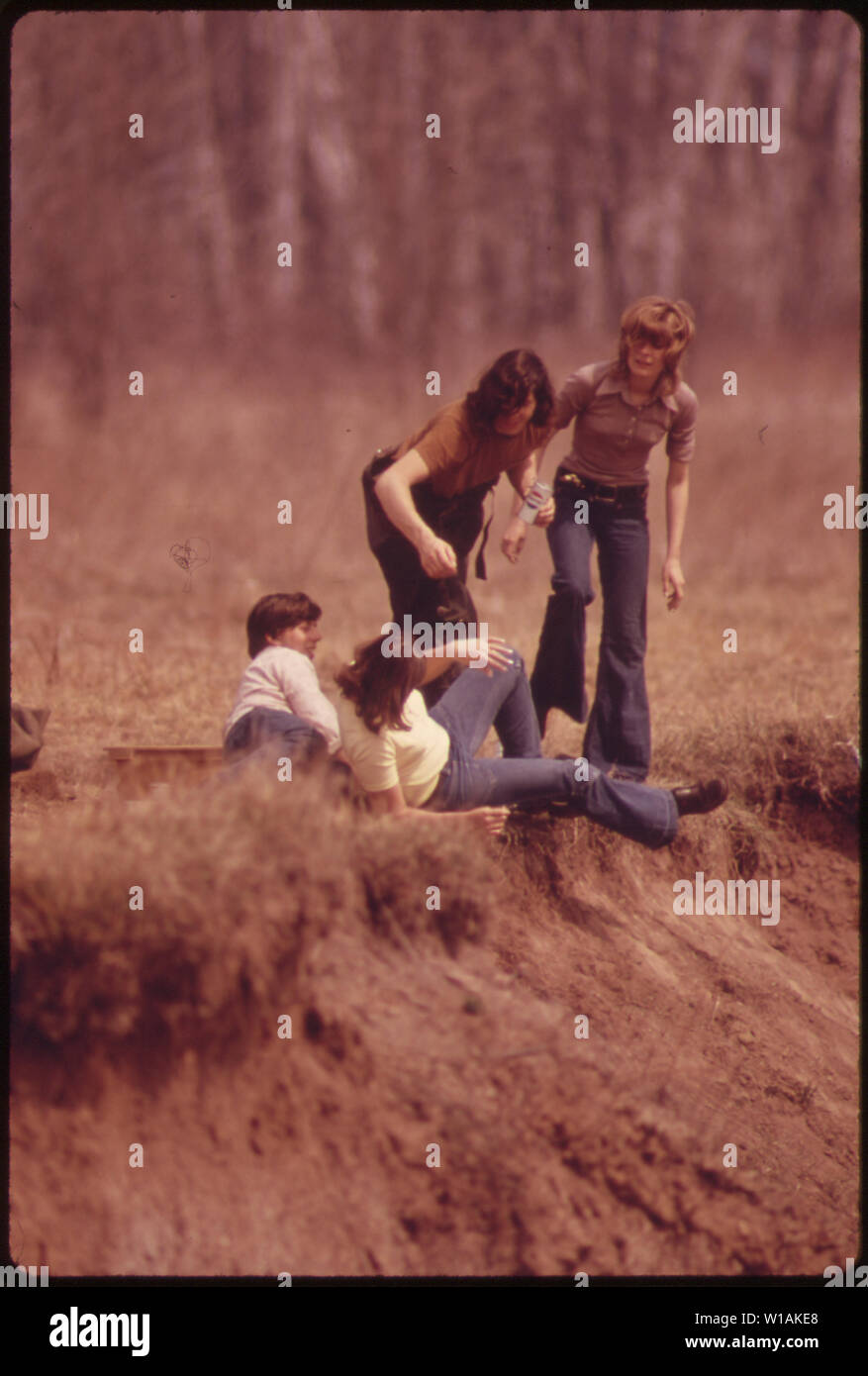 ANNUAL SMELT RUN AT SINGING BRIDGE, TAWAS CITY. IN MID-APRIL THOUSANDS ...