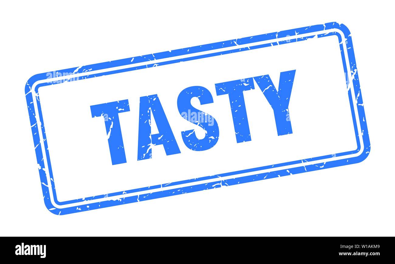 tasty stamp. tasty square grunge sign. tasty Stock Vector Image & Art ...