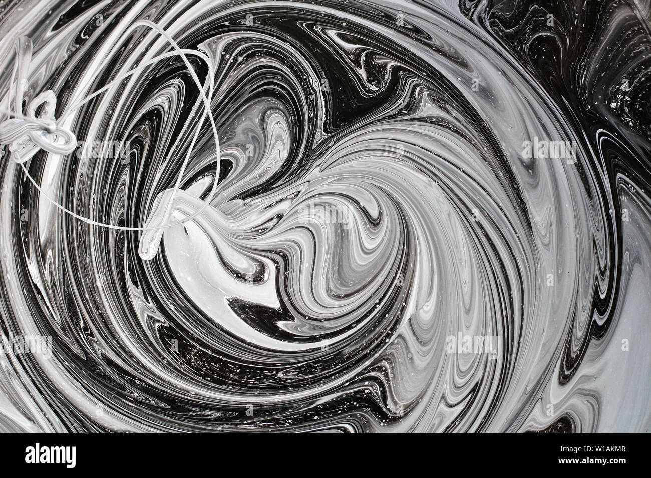 abstract image mixing of two colors. The texture of the circles of ...