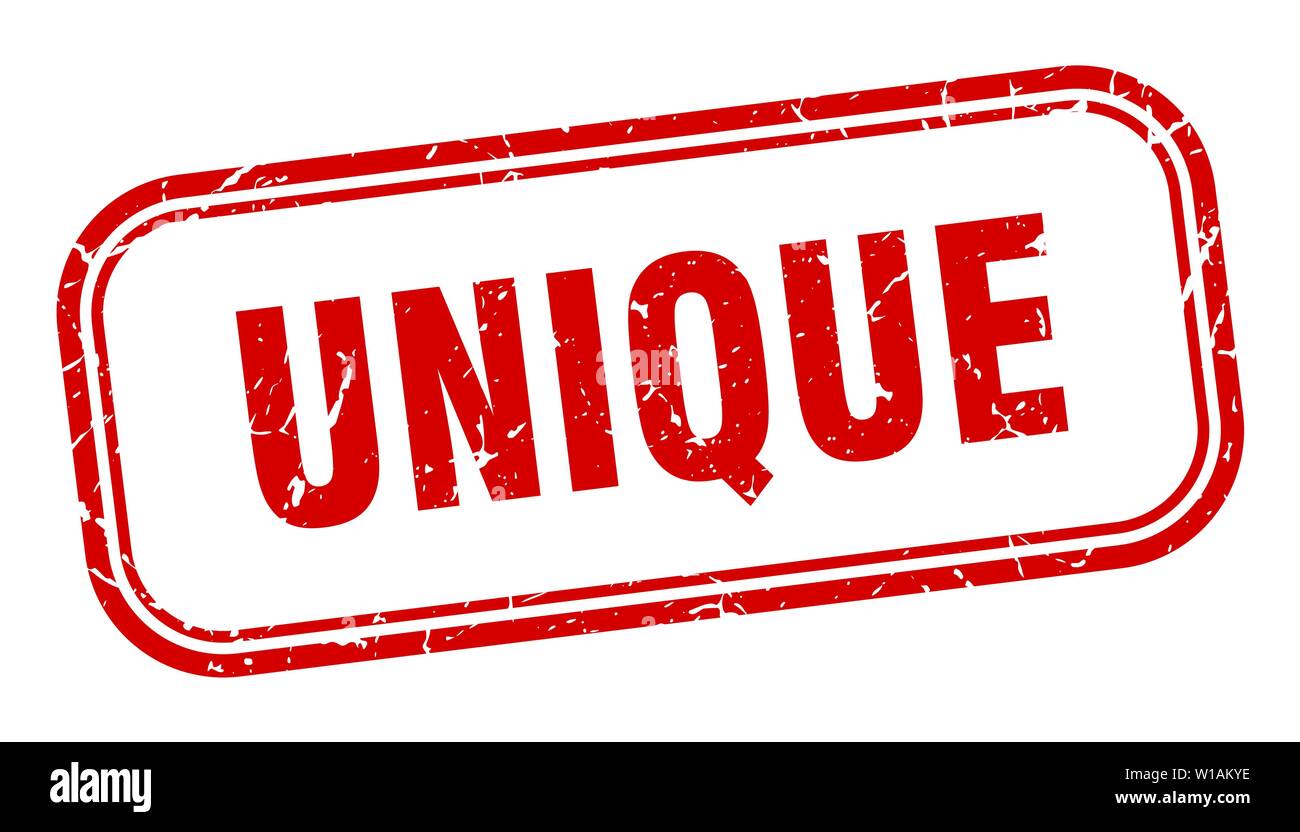 unique stamp. unique square grunge sign. unique Stock Vector Image ...