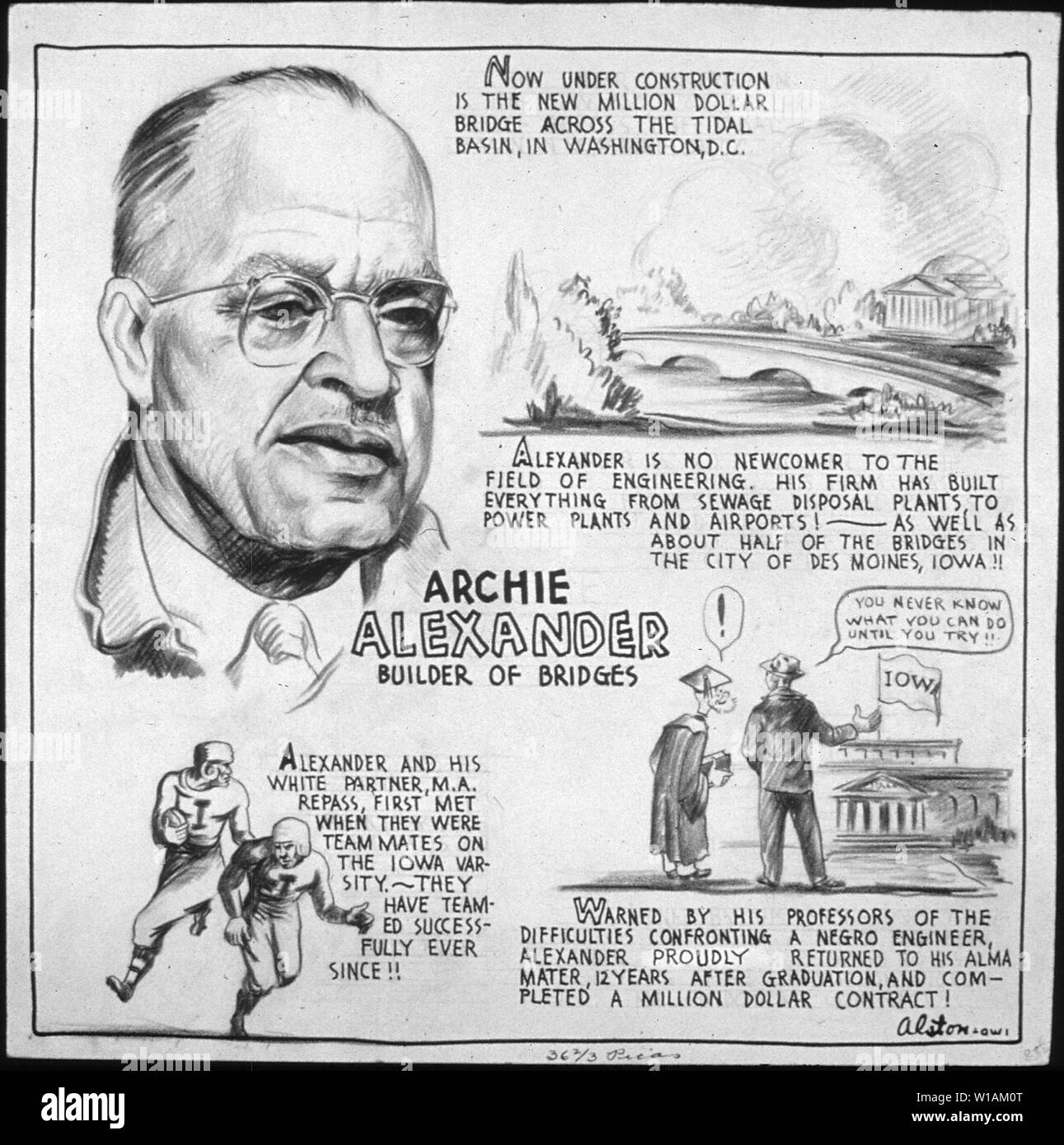 ARCHIE ALEXANDER - BUILDER OF BRIDGES; Scope and content: Archie ...