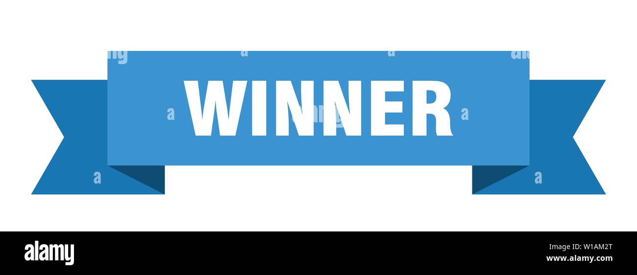 winner ribbon. winner isolated sign. winner banner Stock Vector Image ...