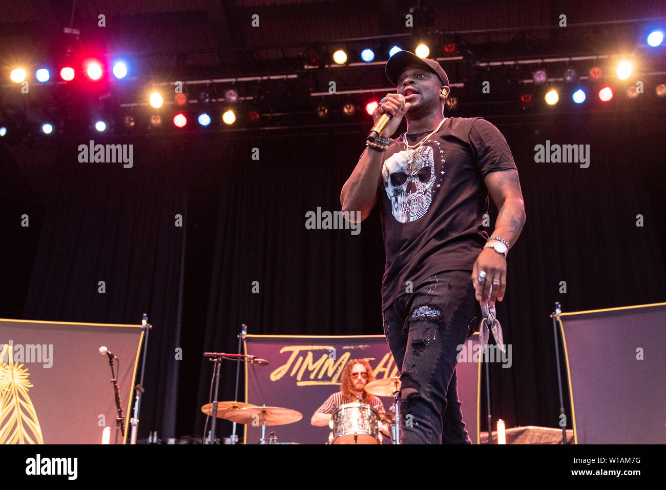 June 30, 2019 - Milwaukee, Wisconsin, U.S - JIMMIE ALLEN during the ...
