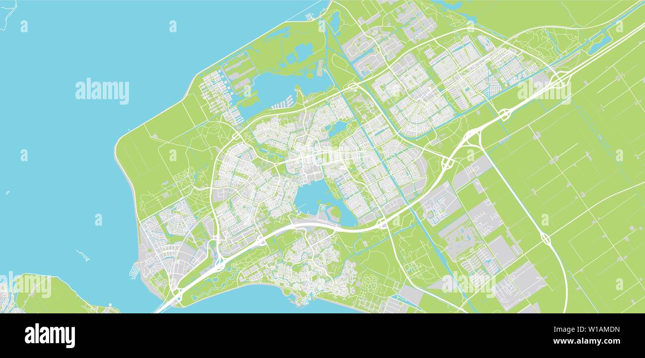 Map of almere hi-res stock photography and images - Alamy