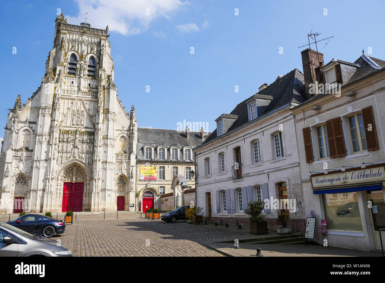 Saint-Riquier Baie de Somme Abbey Church, Saint-Riquier, Somme, Hauts ...