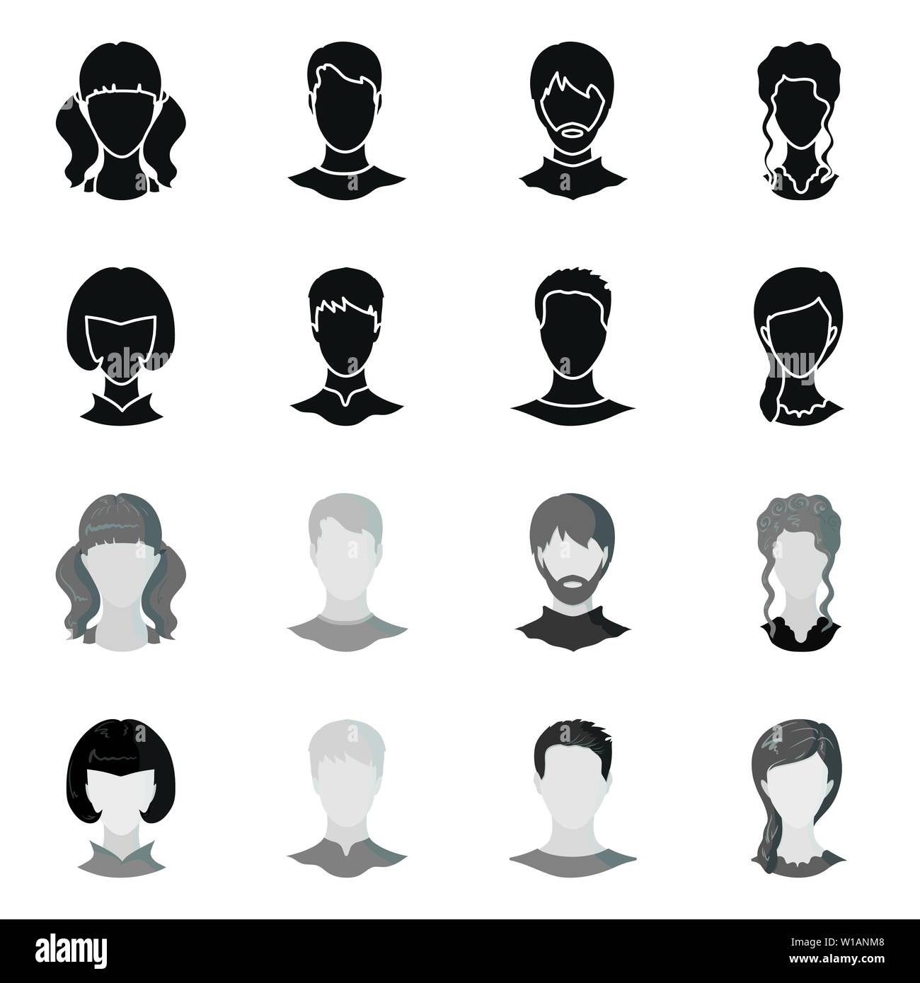 Vector design of professional and photo sign. Collection of ...