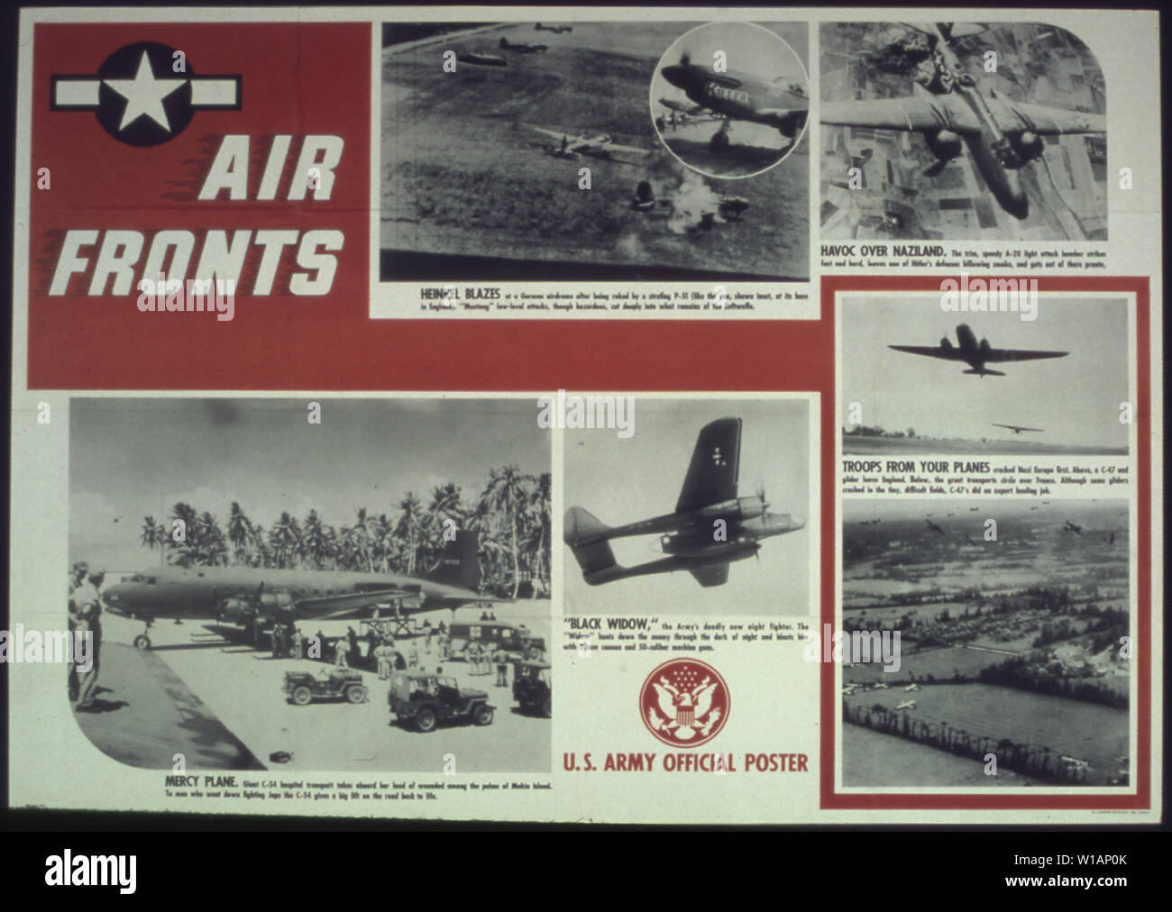 Air Fronts (Photos of the Army and Air Forces in action Stock Photo - Alamy