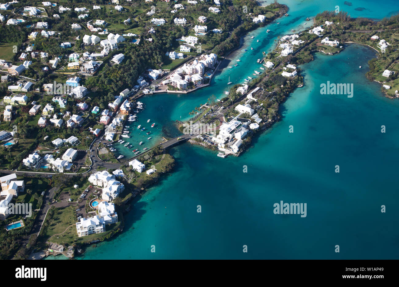 Flatts hill is the highest point of land in bermuda hi-res stock ...