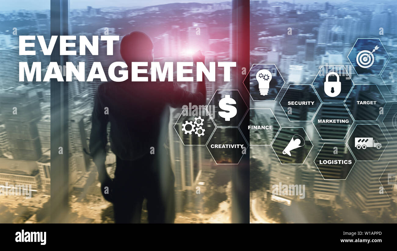 Event management Concept. Event management flowchart. Event management ...