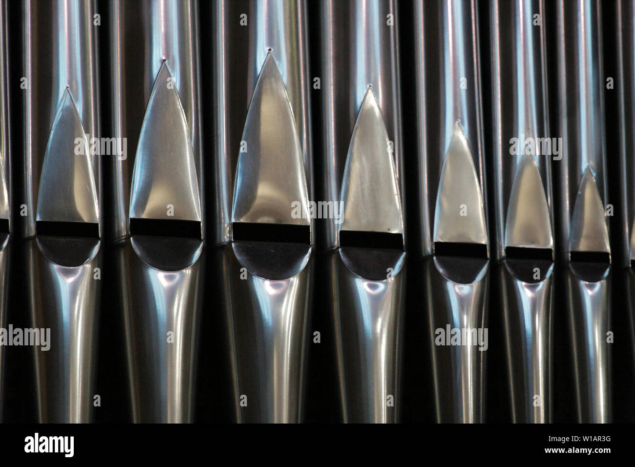 pipes organ close up Stock Photo - Alamy