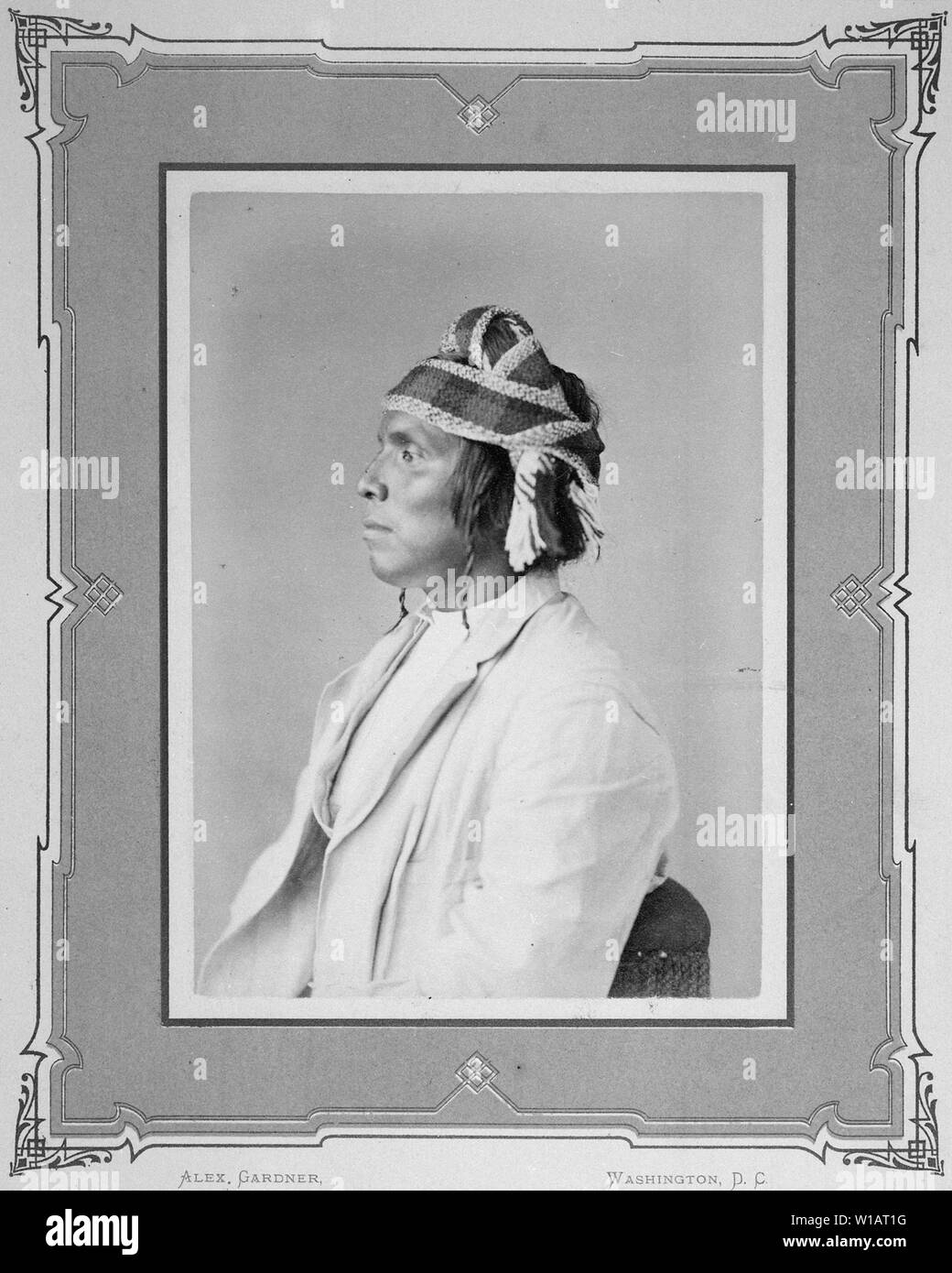 Antonio Azul. Pima, 1872 Stock Photo - Alamy