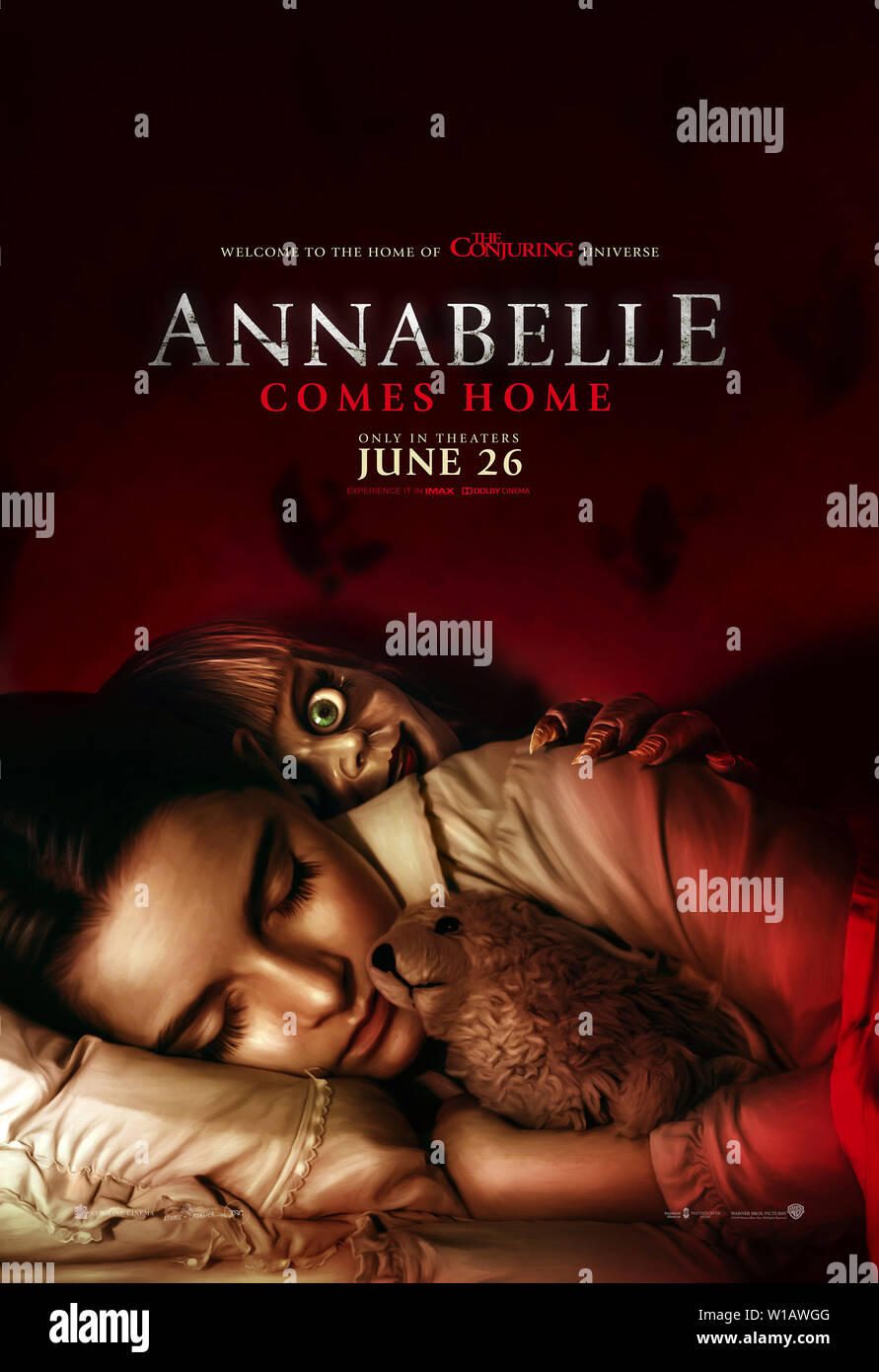 ANNABELLE COMES HOME, (aka ANNABELLE 3), US advance poster, Mckenna ...