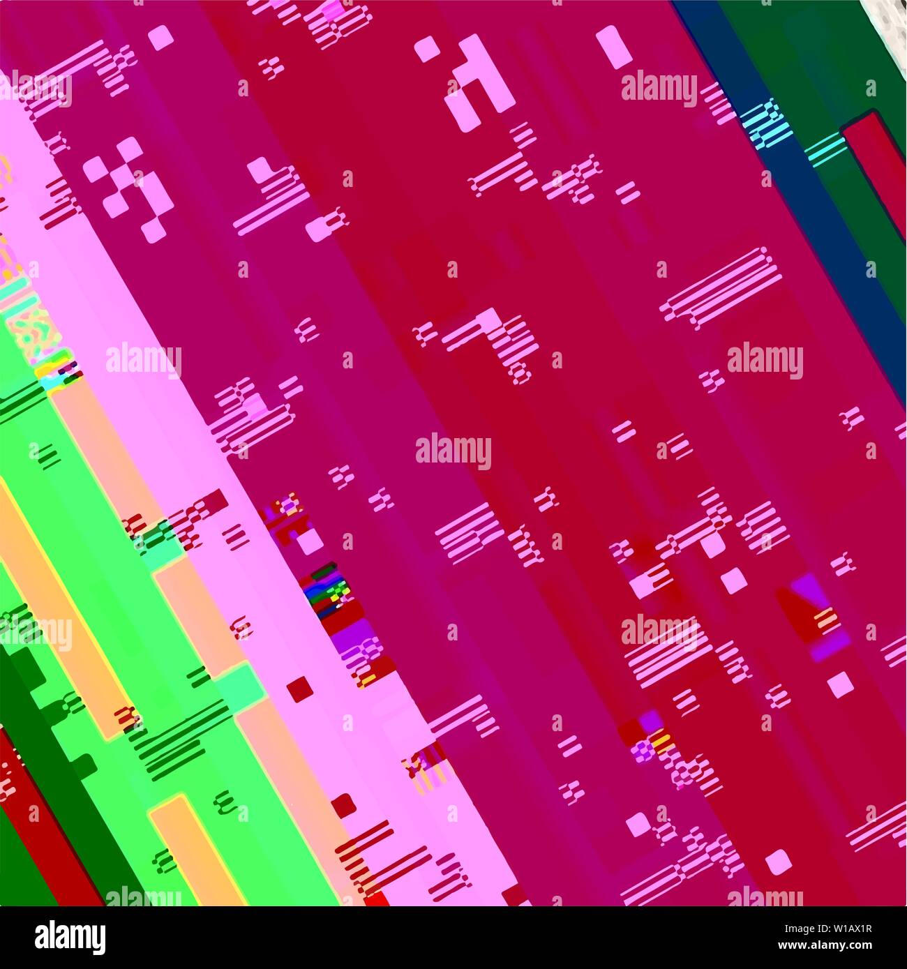 Glitched Pixel Background Stock Vector Image & Art - Alamy