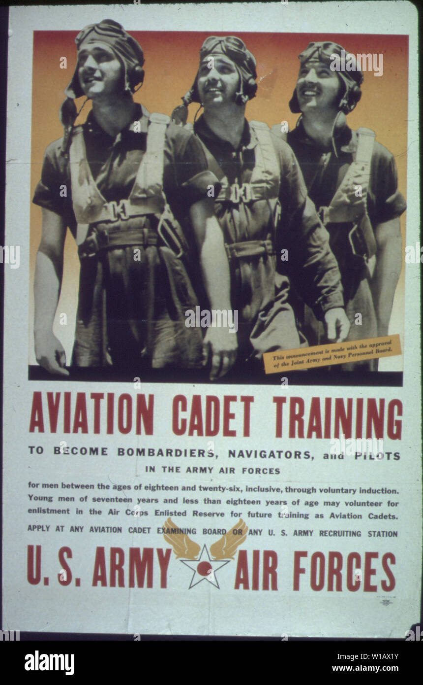 Aviation cadet training Stock Photo - Alamy