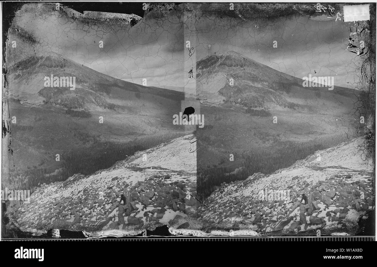 BALDY PEAK, CERRO BLANCO MOUNTAINS, COLORADO Stock Photo - Alamy