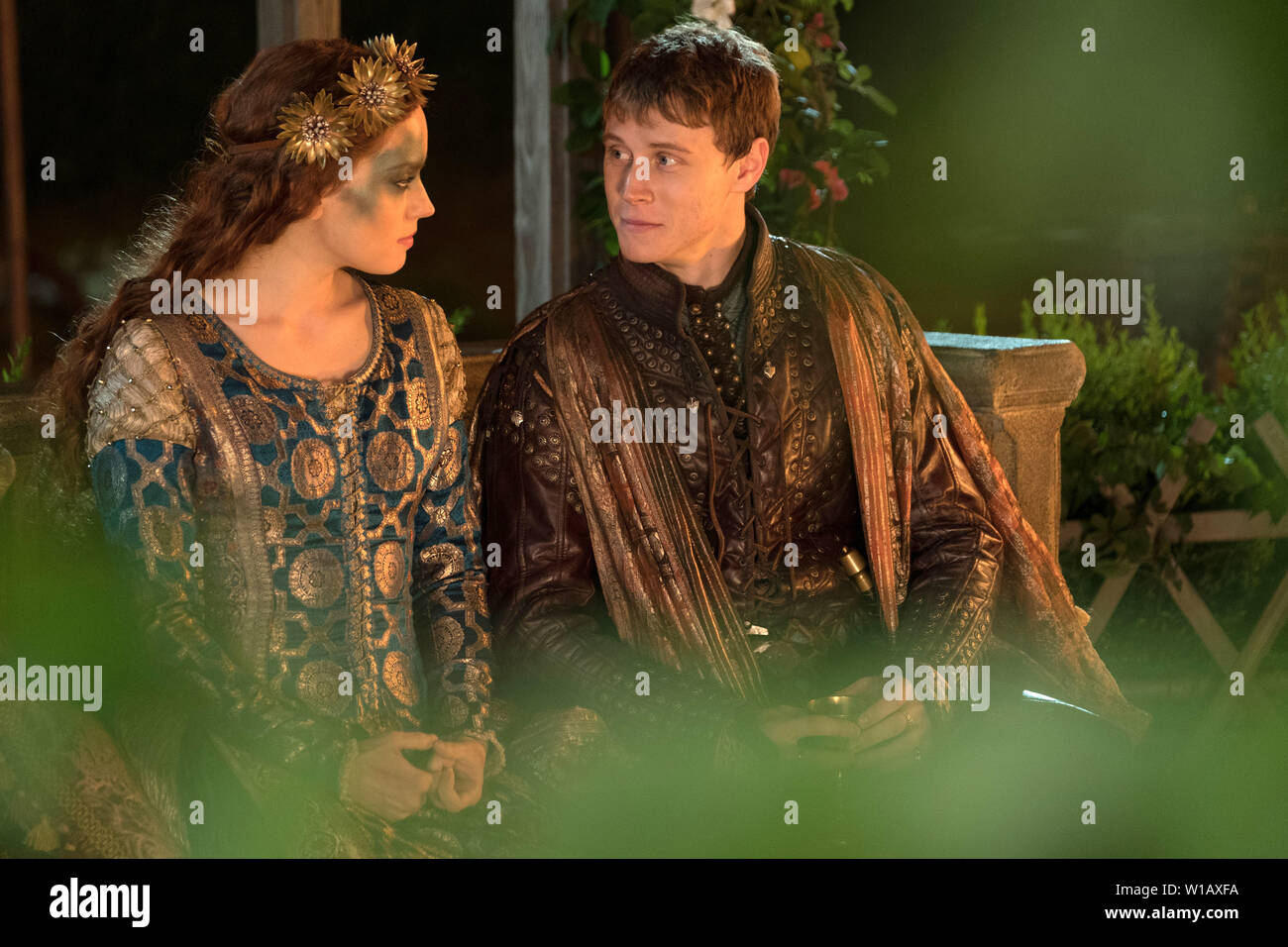 OPHELIA, from left: Daisy Ridley as Ophelia, George MacKay as Hamlet ...