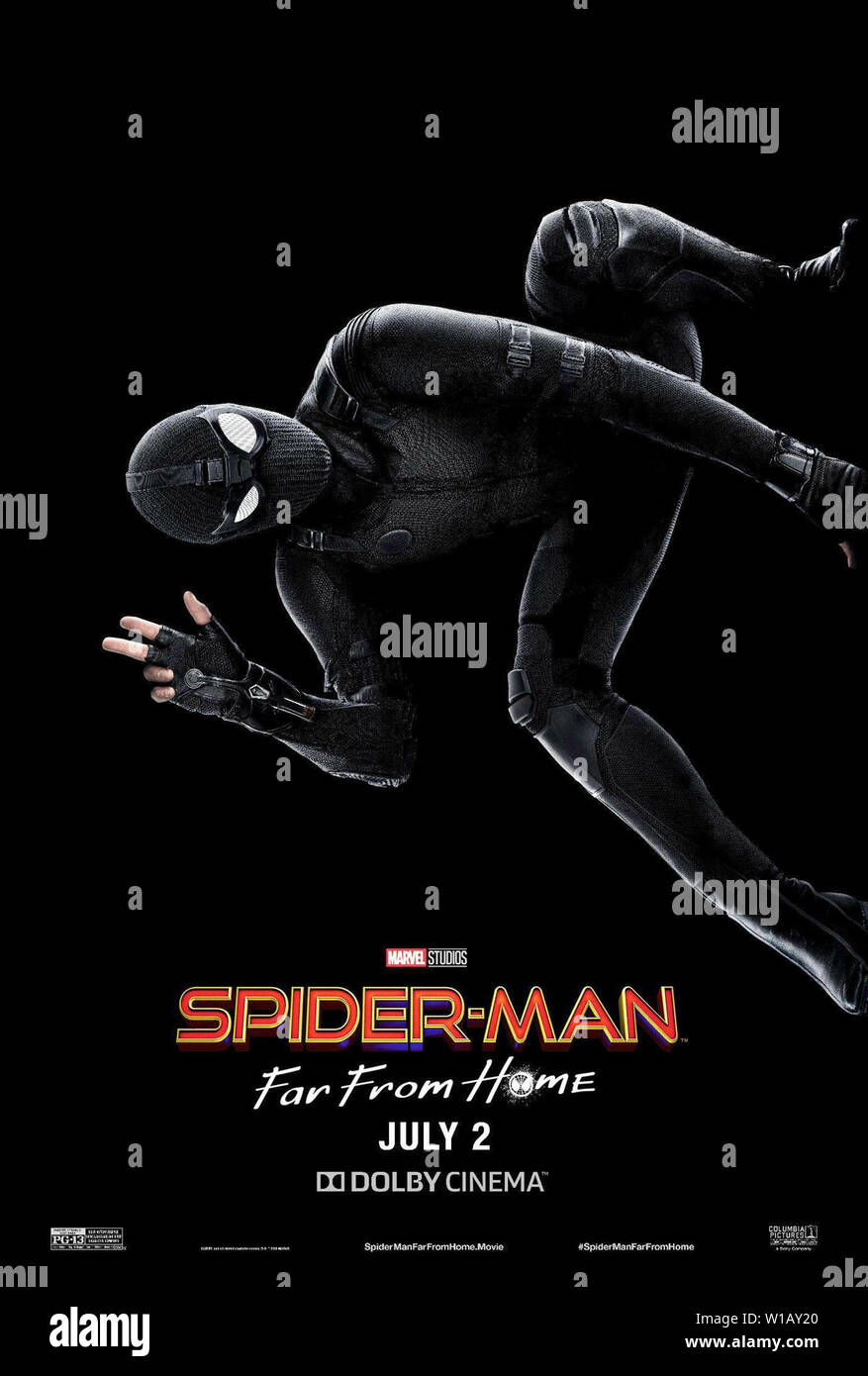 SPIDER-MAN: FAR FROM HOME, US Dolby poster, Tom Holland as Spider-Man ...