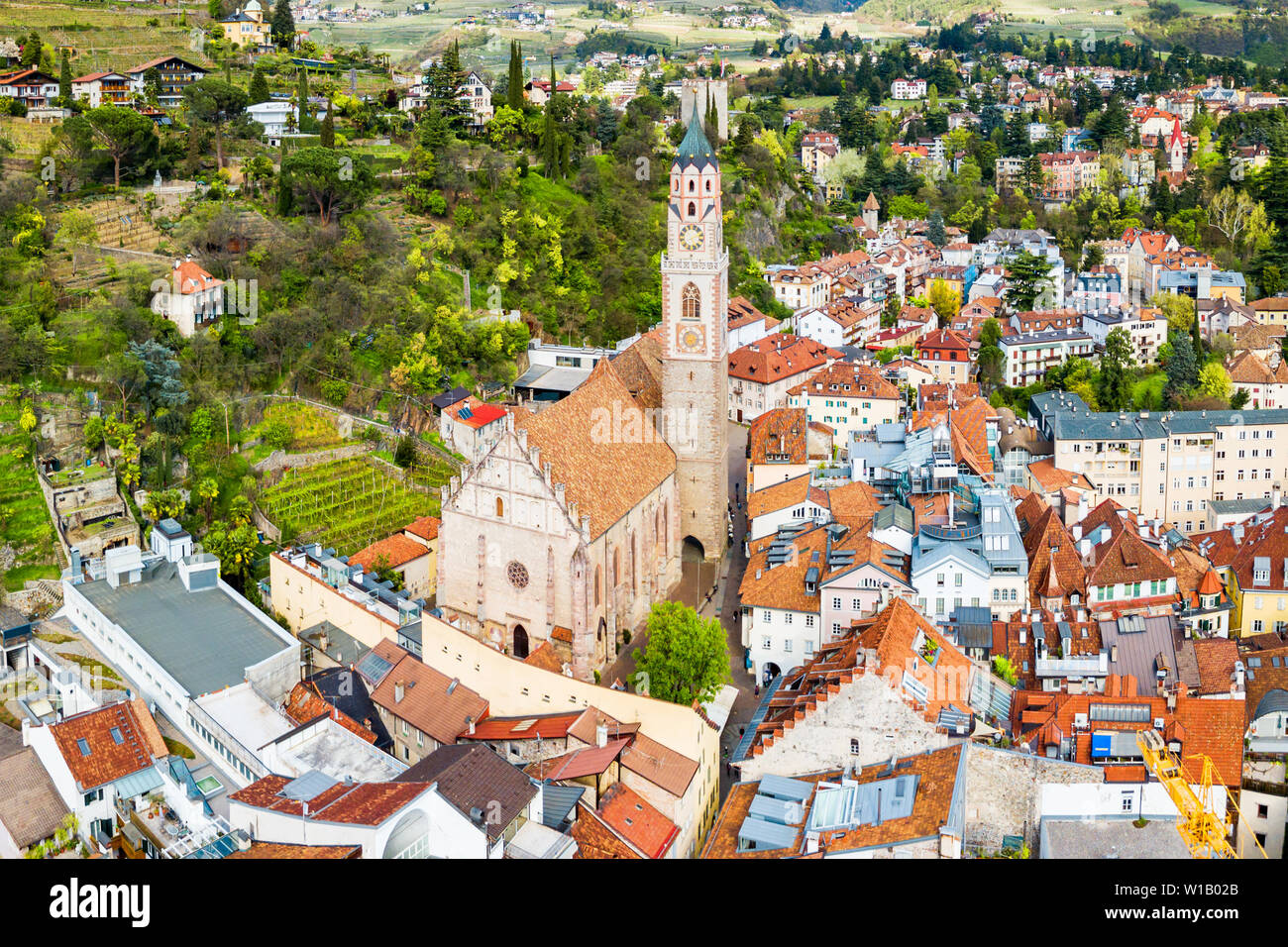 Historical town centre of merano hi-res stock photography and images ...